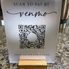 Personalized Venmo Sign, QR Code Sign, Scan to Pay Venmo QR Code Sign ...