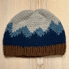 Mountain Range Hat / Adult Sizes/ Crochet Hat Pattern / Crochet Beanie ...
