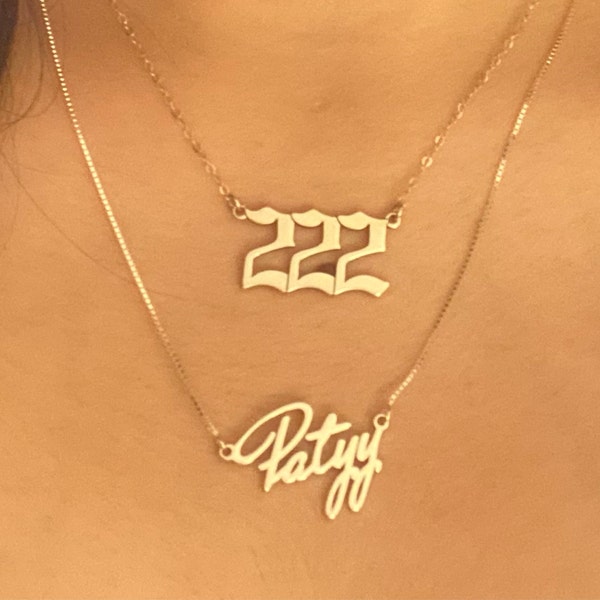 Script Name Necklace, Children Name Necklace for Mom, Meaningful Gift ...