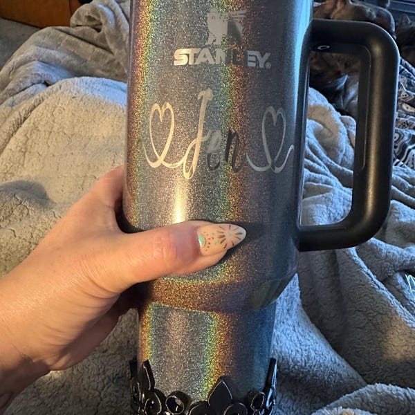 Light Pink Coquette Ribbon Bow Straw Cap Cover for Stanley Tumbler ...