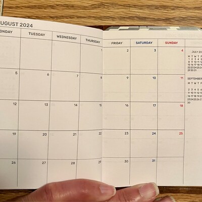 Monthly View With Tracker GRID Traveler's Notebook Printable Insert ...