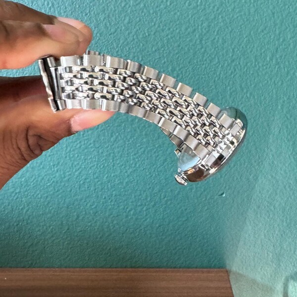 18mm 316L Stainles Steel Vintage Rare Bead of Rice Watch Band for 1970 ...