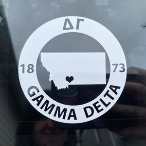 Alpha Delta Pi 3 Decal Set 3 Adpi Diamond Symbol Decals 1 White, 1 Blue ...