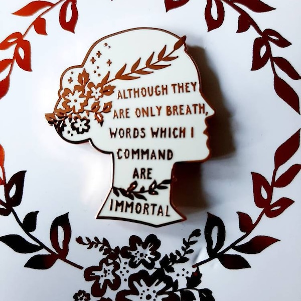 Sappho Enamel Pin - Women Poets Pin Collection -book Lover - Feminist ...