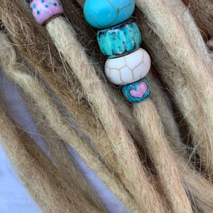 Goldfish Dread Beads Set/7-15mm Hole/glass Dreadlock - Etsy