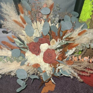 Terracotta Rust Cake Flowers, Flat Lay Flowers, DIY - Etsy