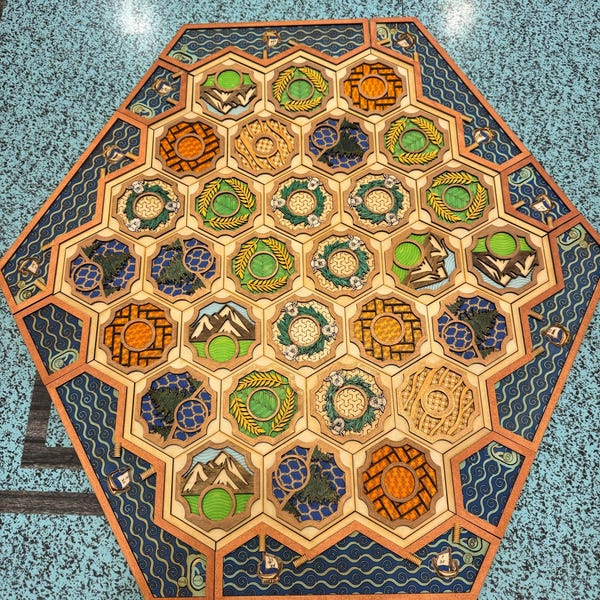 Custom Multilayer Catan Tiles, Free US Shipping - Etsy