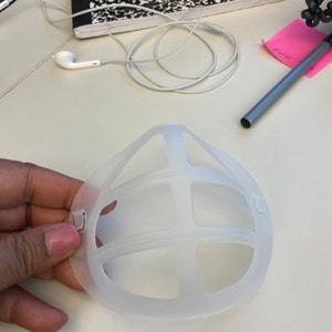 EXTRA LARGE 3-D Internal Support Frame / Silicone Face Bracket | Etsy