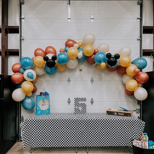 Mickey Mouse Balloon Garland Kit | 1st Birthday Balloon Arch Decor ...