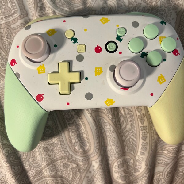 Custom Animal Crossing Themed Nintendo Switch Pro Controller - Etsy