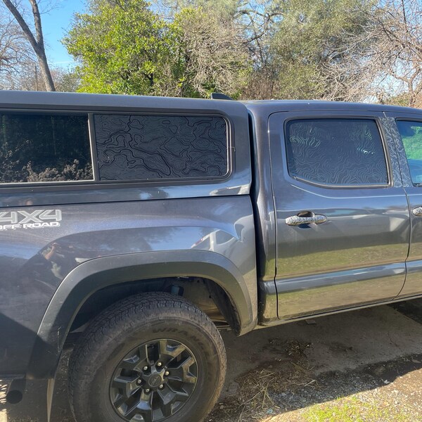 TACOMA 3RD. Gen. Door Pillar Wraps Topologic and Carbon Forged. - Etsy