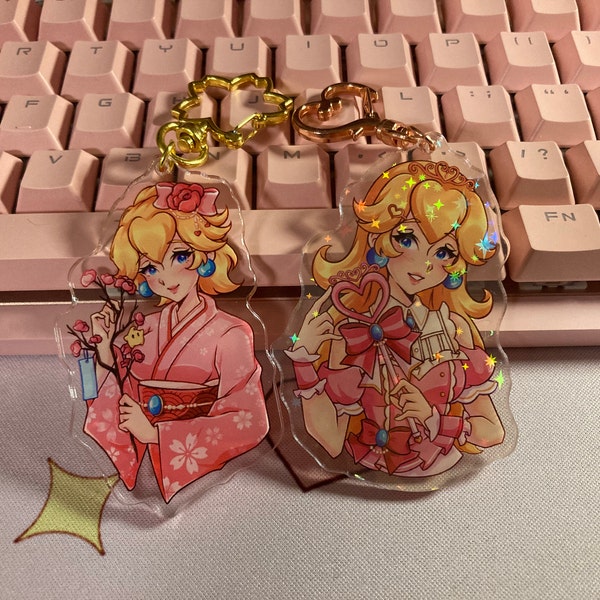 Magical Princess Charm Set Peach, Daisy & Rosalina 3 Holographic ...