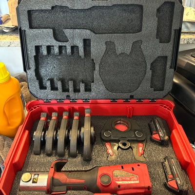 Milwaukee Packout 8424 Kaizen Foam Insert for M18 Impact & 3/8 Socket ...