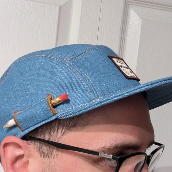 Carpenters Cap , Denim Ball Cap , Indigo Denim Cap, Baseball Cap , Mens ...