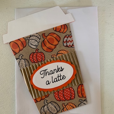 Coffee Gift Card Holder, Fall Thank You Gift, Halloween Gift Card ...