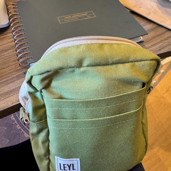 Customized Canvas Planner and Journal Pouch for Journal Supplies, Small ...