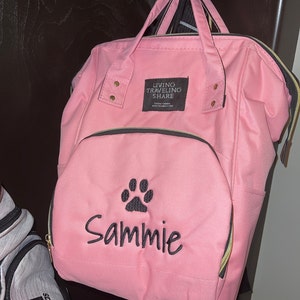 Personalized Pet Tote Backpack Pet Bag Personalized Dog - Etsy