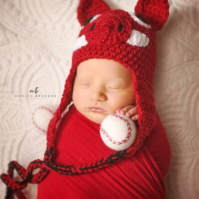 Boy Razorbacks Hat,warthog Hat,arkansas Razorbacks,razorbacks Hat,boy ...