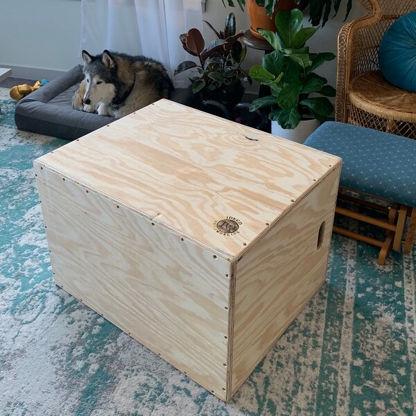 Super Sturdy RX Crossfit Box With Bracing, 30 X 24 X 20 Box, Plyo Box ...