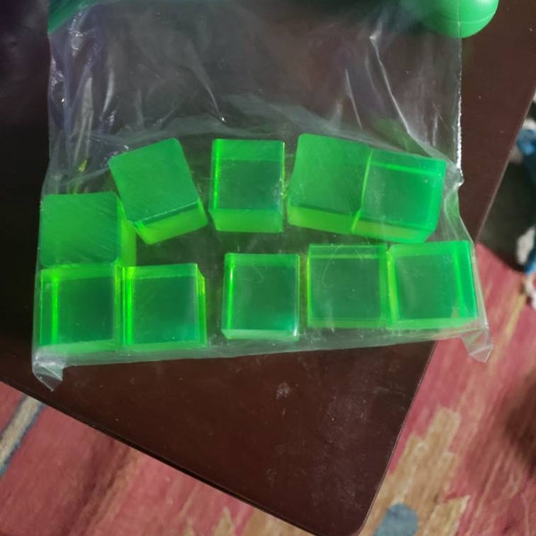 5 Lengths 1/2” X 1/2" SQUARE Clear Acrylic Plexiglass Lucite Rods .5 ...