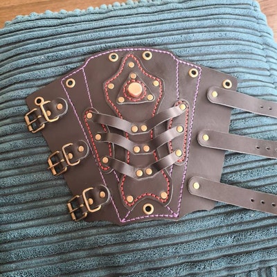 Handmade Hand Stitched Genuine Leather Steampunk Biker Face Mask, Mouth ...