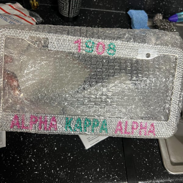 DST Bling License Plate Frame (handmade) Last 4 Frames Instock Now ...