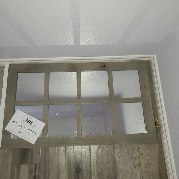 8 Pane Farmhouse Wall Decor Window Mirror - Rustic Window Mirror ...