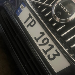 Custom European German License Plate - Etsy