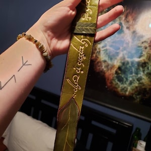 Elvish Leaf Belts, Woodland Belt, Leather Belt, Green Belt,leafy Belt ...