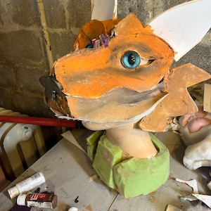 Wolf Dragon Head Puppet digital Pattern for EVA Foam - Etsy