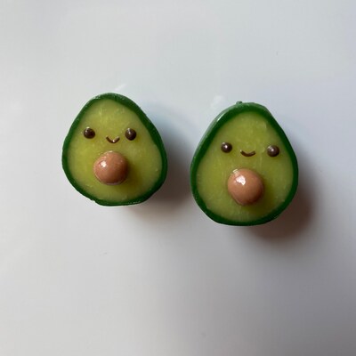 Avocado Fridge Magnet Cute 1 or 2 Avocado Gift Friend Funny Save the ...