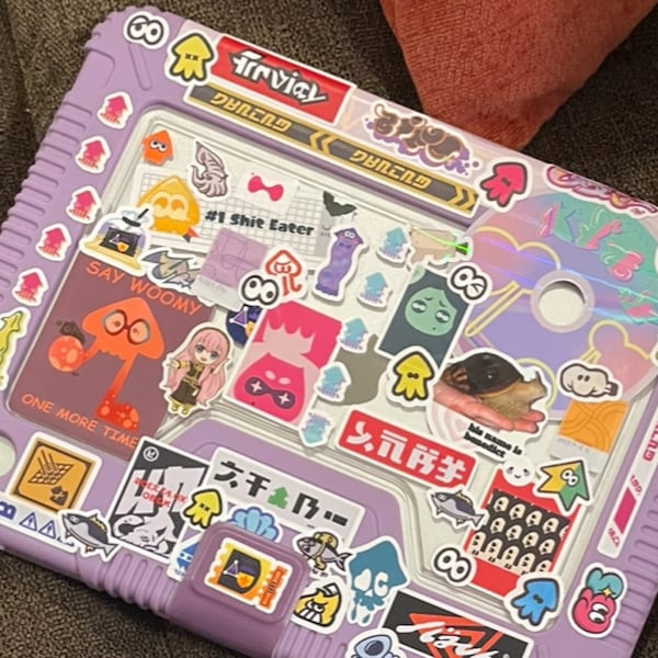 Splatoon Stickers Splatoon Inspired Fan-art Badge Stickers 100 ...