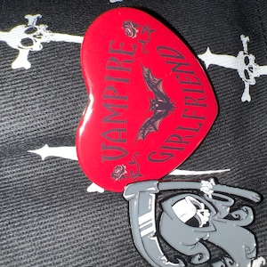 Vampire Girlfriend/boyfriend Matching Couple Pinback Buttons - Etsy