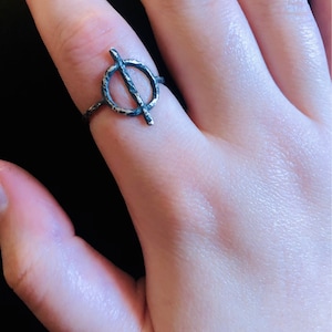 ARSENIC Ring Arsenic Symbol Alchemy Symbols Esoteric Jewelry HANDMADE ...