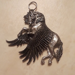 New Design Black Pegasus { Raven Black } - Etsy