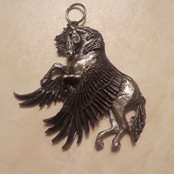 New Design Black Pegasus { Raven Black } - Etsy