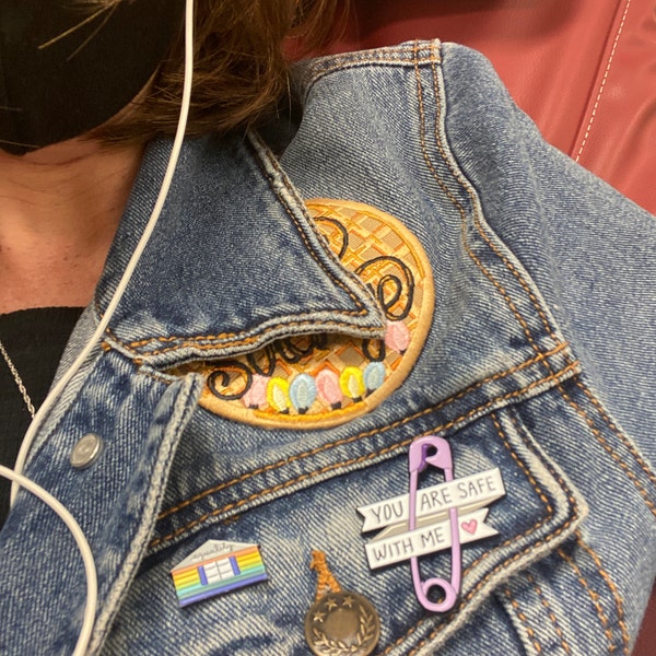 Safe With Me Safety Pin Enamel Lapel Pin - Etsy