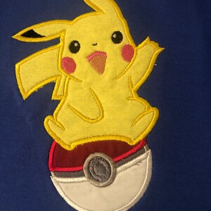 Pokemon Go Applique Design - Etsy