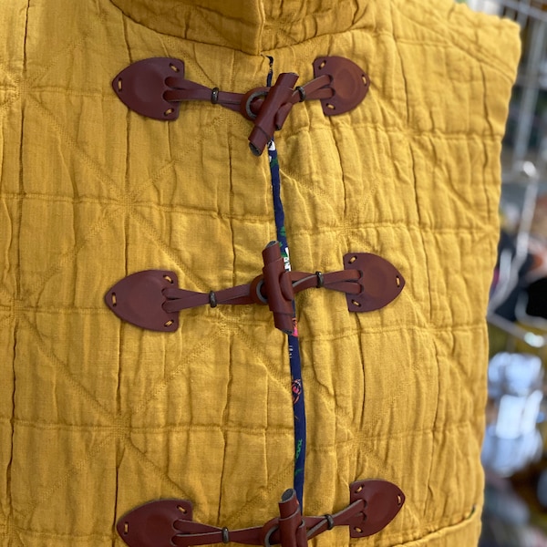 7" Genuine Leather Toggle Closures, Made in Italy - Etsy