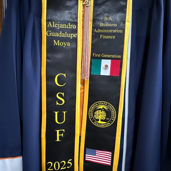 Personalized Graduation Sash, Class of 2026, Personalized Graduation ...