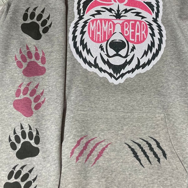 Bear Paw Bundle SVG Bundle File, Bear Claw Print Silhouette Cut File ...