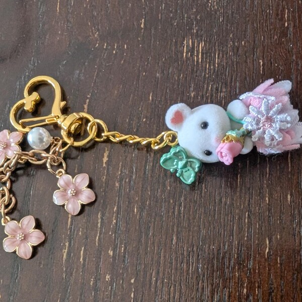 Calico Critter Keychain | Cute Keychain | Kawaii Keychain | Gift for ...