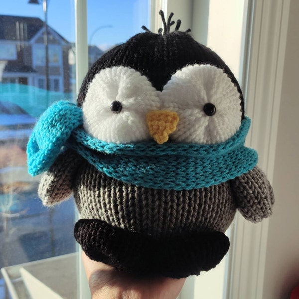 Baby Penguin - Circular Knitting Machine Pdf Pattern - Sentro Addi ...