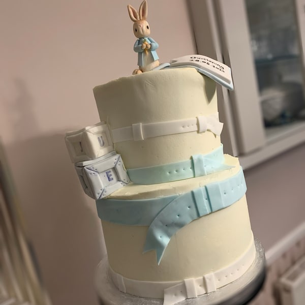 Edible Fondant (unofficial) Peter Rabbit Cake Topper - Etsy UK