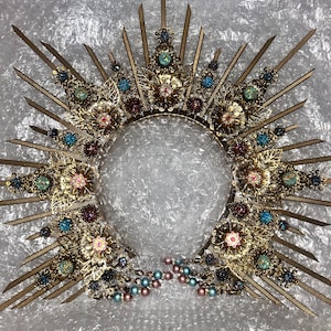 Aries Crown Zodiac Signs Celestial Headband Festival Fashion Gold Horns ...