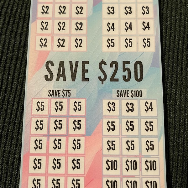 Credit Card Printable Saving Challenge PDF Printable A6 Saving ...