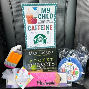 PRINTABLE Starbucks Gift Card Holder / Back to School / First - Etsy