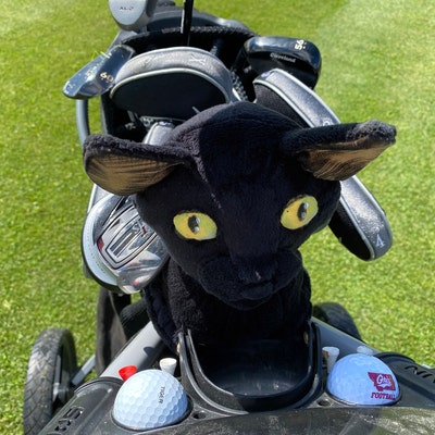 CAT Golf Club Head Cover ,custom Pet Portrait , Golf Accessories ...