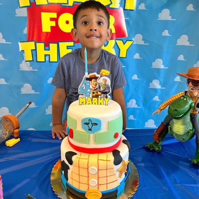 Buzz Lightyear Cake Topper Personalized Birthday Candle - Etsy