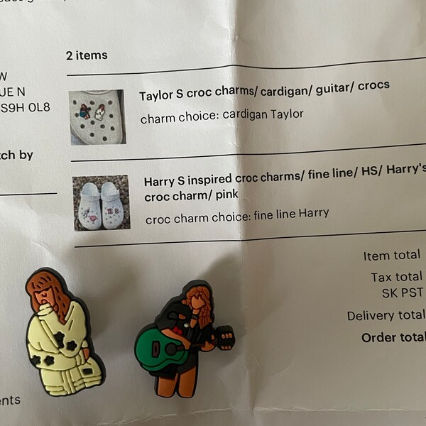 Harry S Inspired Croc Charms/ Fine Line/ HS/ Harry's House/ Croc Charm ...